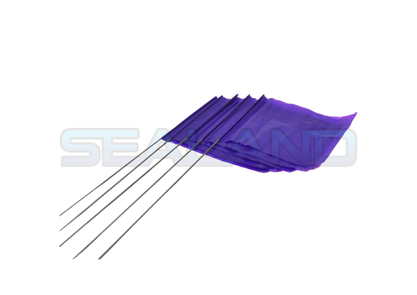 Purple Marking Flags - Pack of 100 - Sealand Survey and Safety Equipment