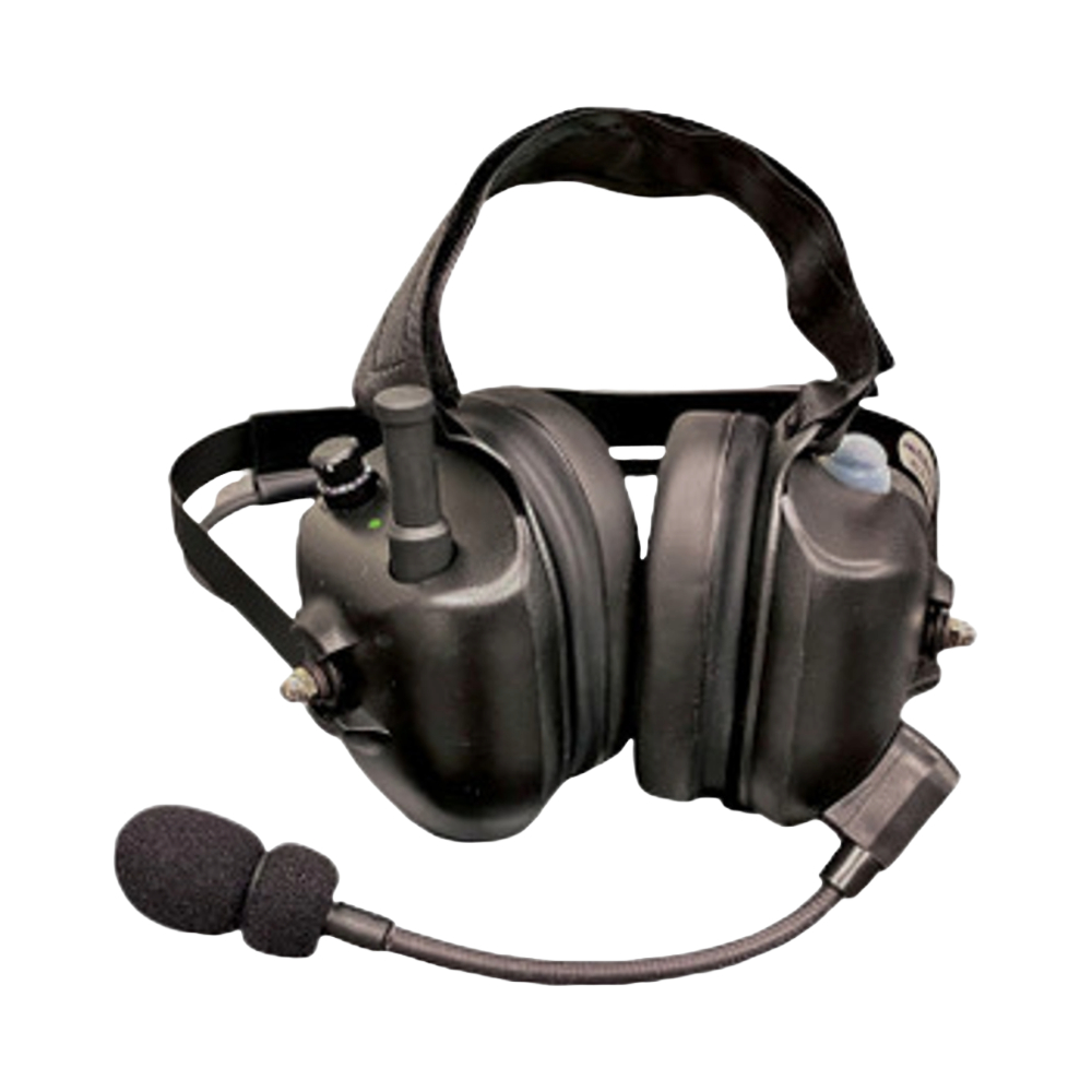 DECIBEL High-Noise Two-Way Radio Headset With Left Sided Microphone ...