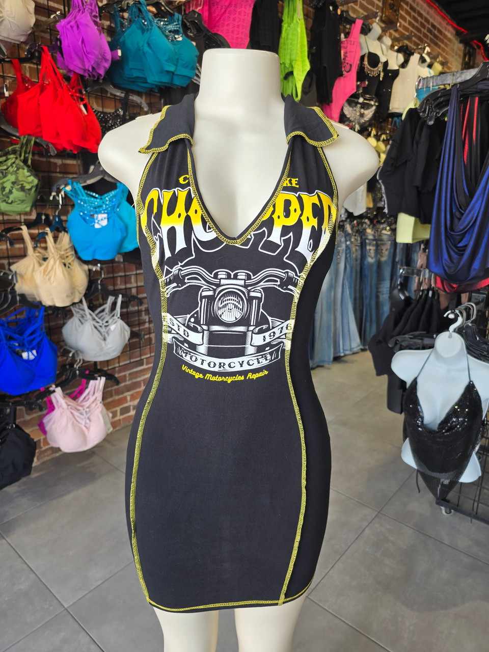 Chopper Motorcycle Dress - One Sexy Biker Chick Store