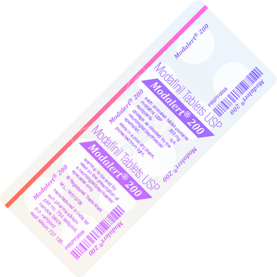 Buy MODALERT® (Modafinil) 200 mg/tab, 10 tabs/pack