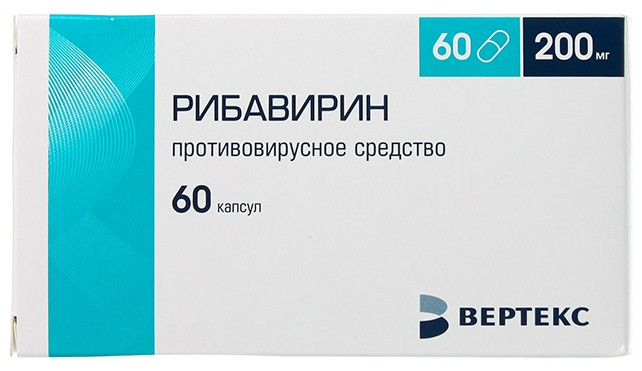 Buy RIBAVIRIN (Tribavirin) 200 mg/cap, 60 caps/pack