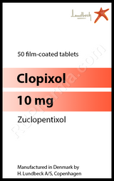 Buy CLOPIXOL® (Zuclopenthixol, Cisordinol, Acuphase) 10 mg/tab, 50 tabs