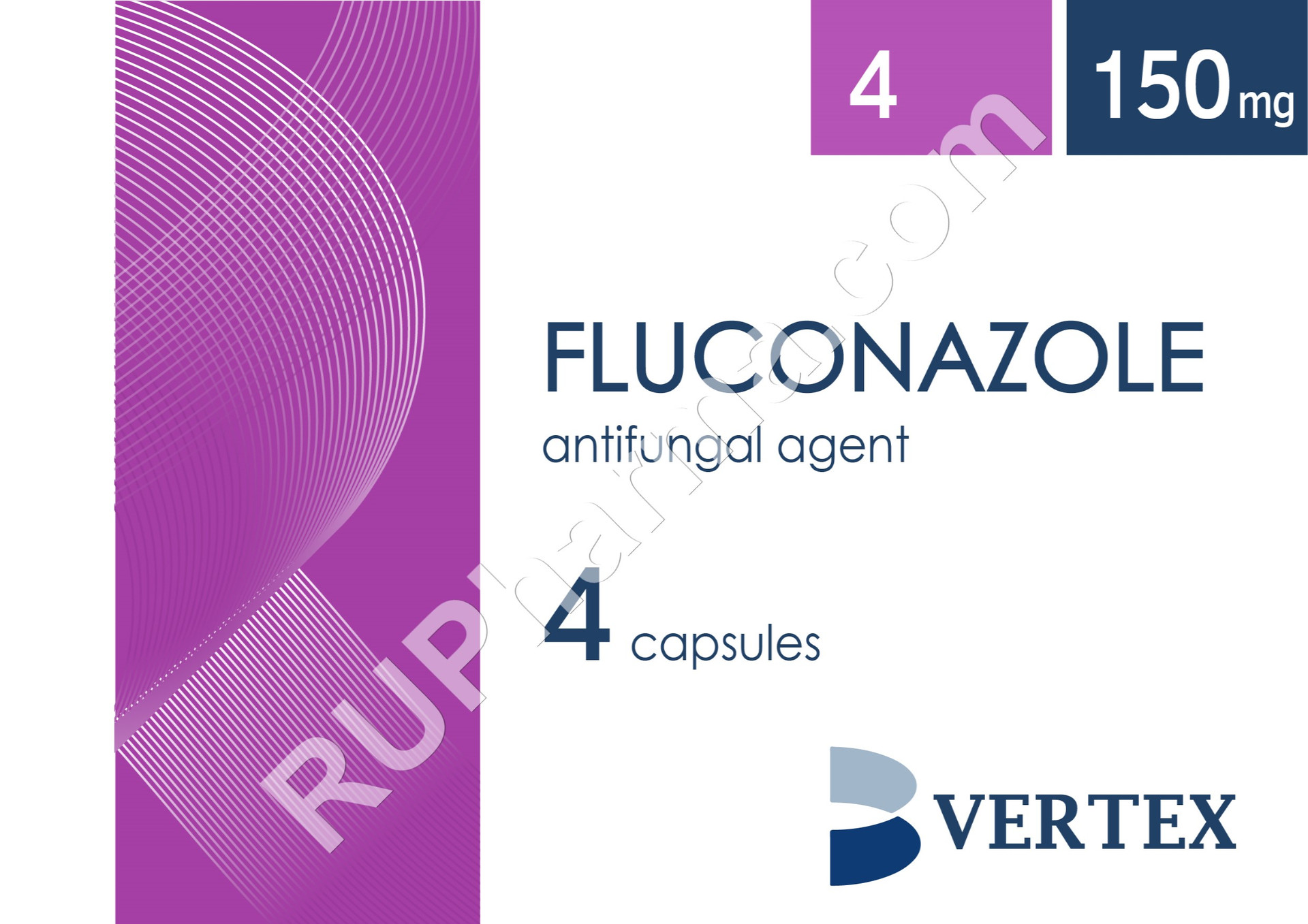 Buy FLUCONAZOLE (Diflucan, Celozole), 150 mg/cap, 4 caps/pack