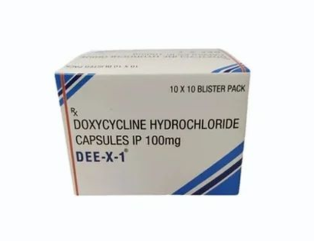 Buy DEE-X-1 (Doxycycline) 100 mg/tab, 30 tabs/pack