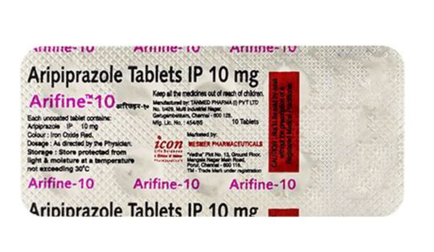 Buy ARIFINE (Aripiprazole) 10-30 mg/tab, 30 tabs/pack