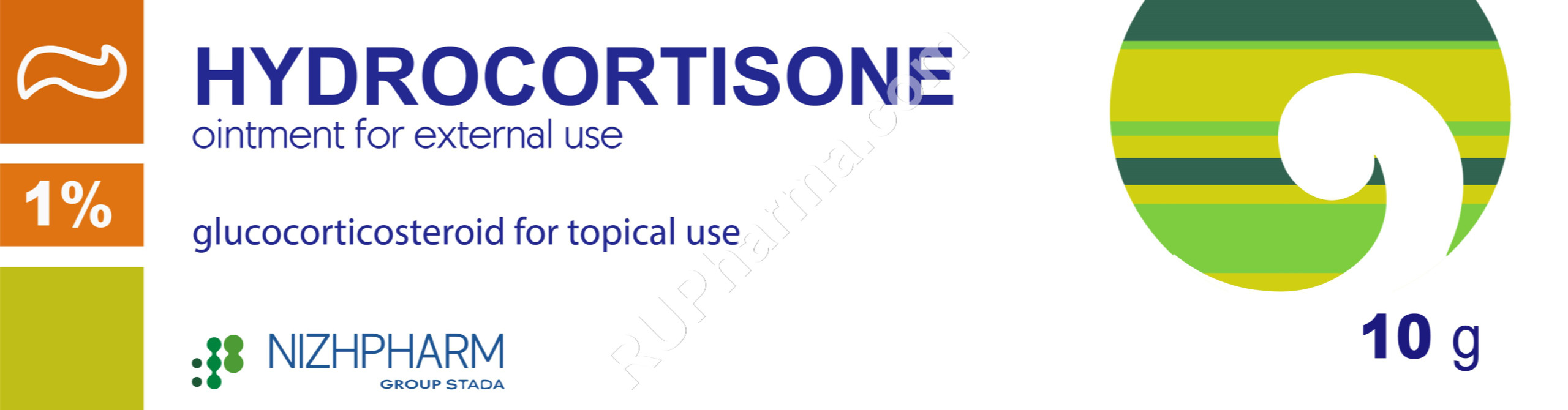 Buy HYDROCORTISONE (A-hydrocort, Cortef, Cortisol) 1%, 10 gram ointment