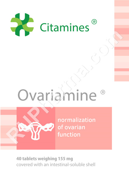 Buy OVARIAMIN®, (Ovaries bioregulator) 155 mg/tab, 40 tabs