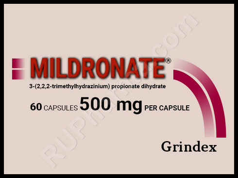 Buy Sample Mildronate (Meldonium) 500 mg/cap, 10 caps/blister