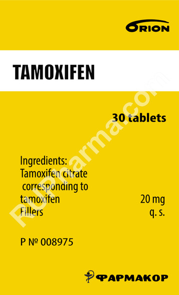 Buy TAMOXIFEN (Nolvadex, Genox) 30 tabs, 10-20 mg/tab