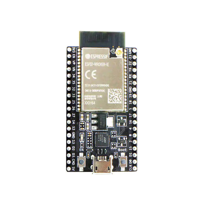 ESP32-DEVKITC-VIE - Espressif | ESP32-WROVER-IE Dev Board | Evelta