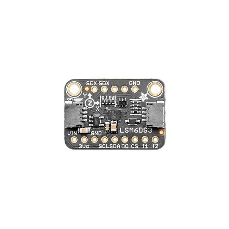 Adafruit LSM6DS3TR-C 6-DoF Accelerometer + Gyro IMU | Evelta