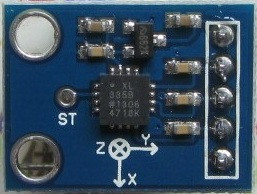 ADXL335 Three-Axis Accelerometer Module (Analog output) | Evelta