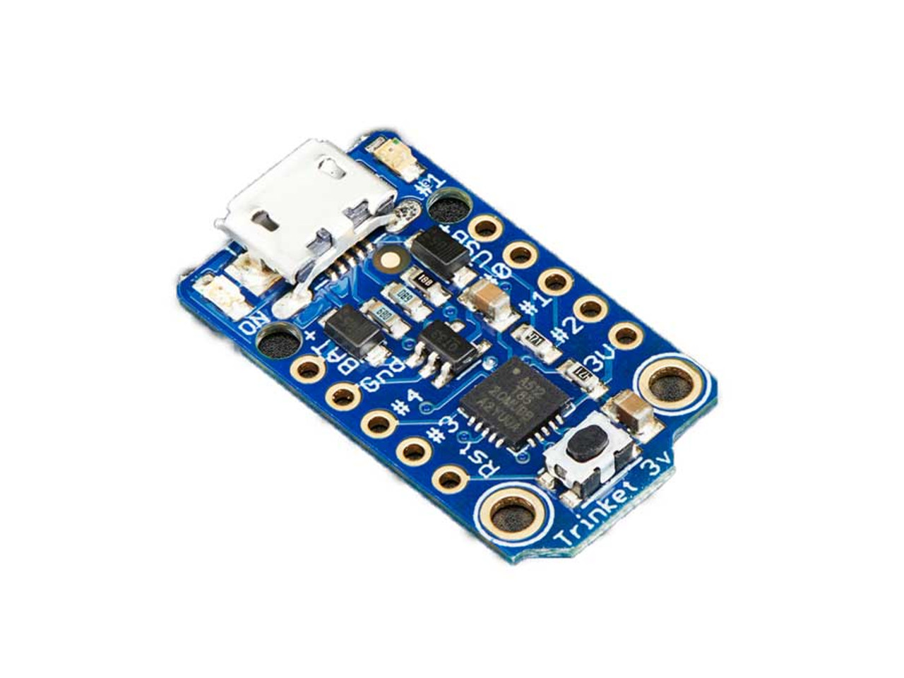 Adafruit Trinket Mini Microcontroller 33v Logic Microusb Evelta