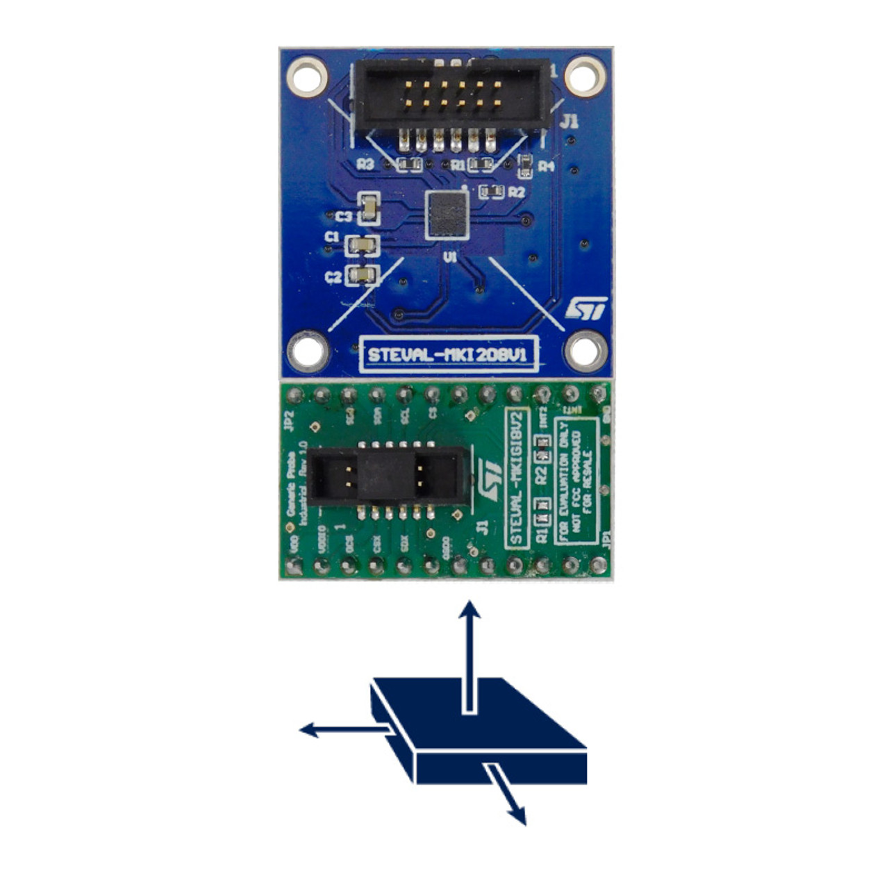 STEVAL-MKI208V1K - STMicroelectronics | IIS3DWB iNemo Inertial Module | Evelta