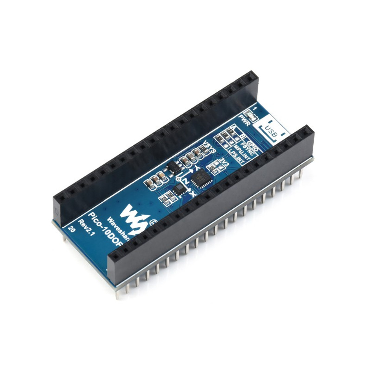 10 Dof Imu Sensor Module For Raspberry Pi Pico Evelta