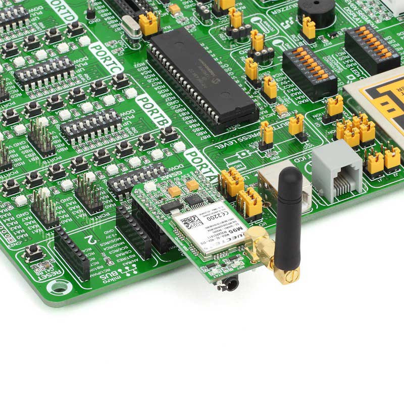 Buy MIKROE-1375 - MikroE | GSM2 Click Board M95 | Evelta