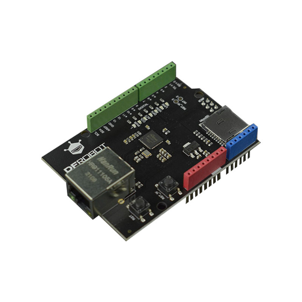 Buy Dfrduino Ethernet W5100s Shield Dfr0125 Dfrobot Evelta 6618