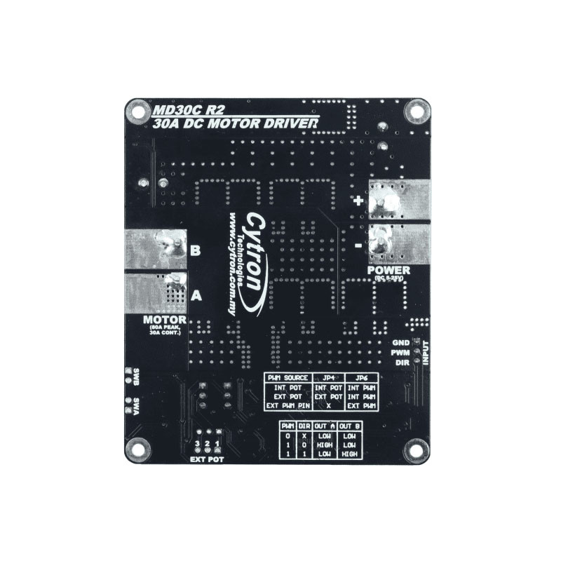 Buy MD30C 30A 5-30V DC Motor Driver | Cytron | Evelta