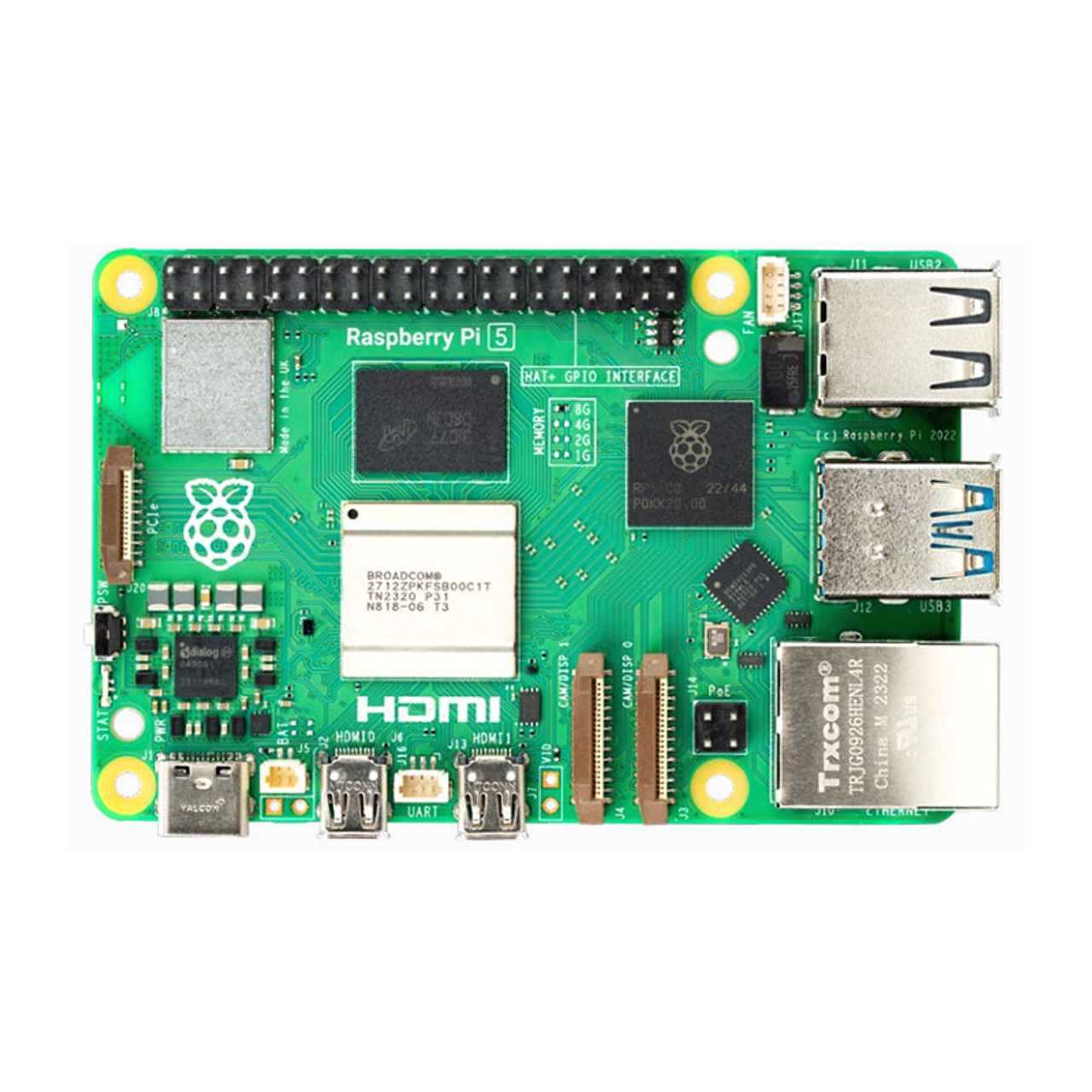 Buy Raspberry Pi 5 With 2/4/8GB RAM Online | Evelta