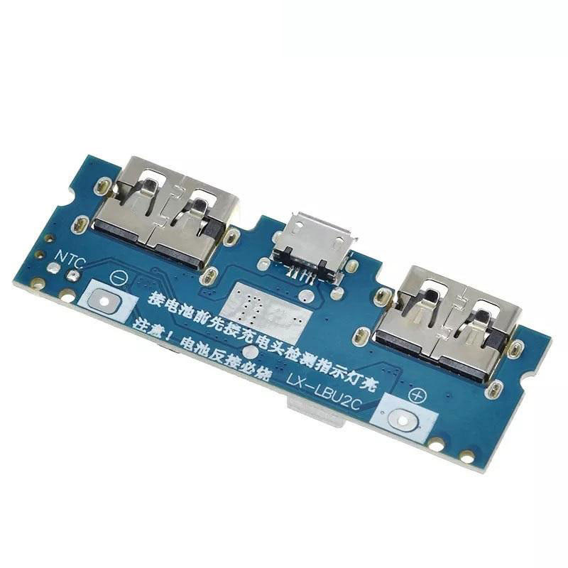 Buy USB Micro/Type C 5V 2.4A Dual USB Battery Charging Board DIY Phone ...