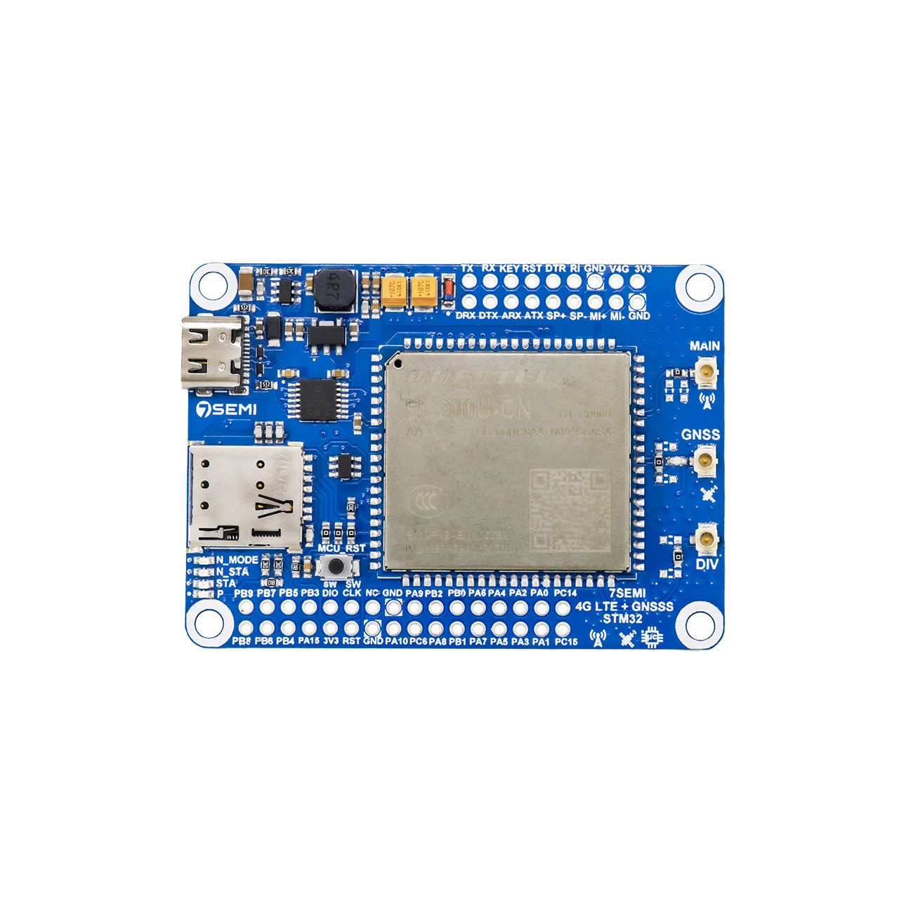 Buy 7Semi EC200U LTE GNSS IoT Smart Modem Onboard STM32 MCU | Evelta