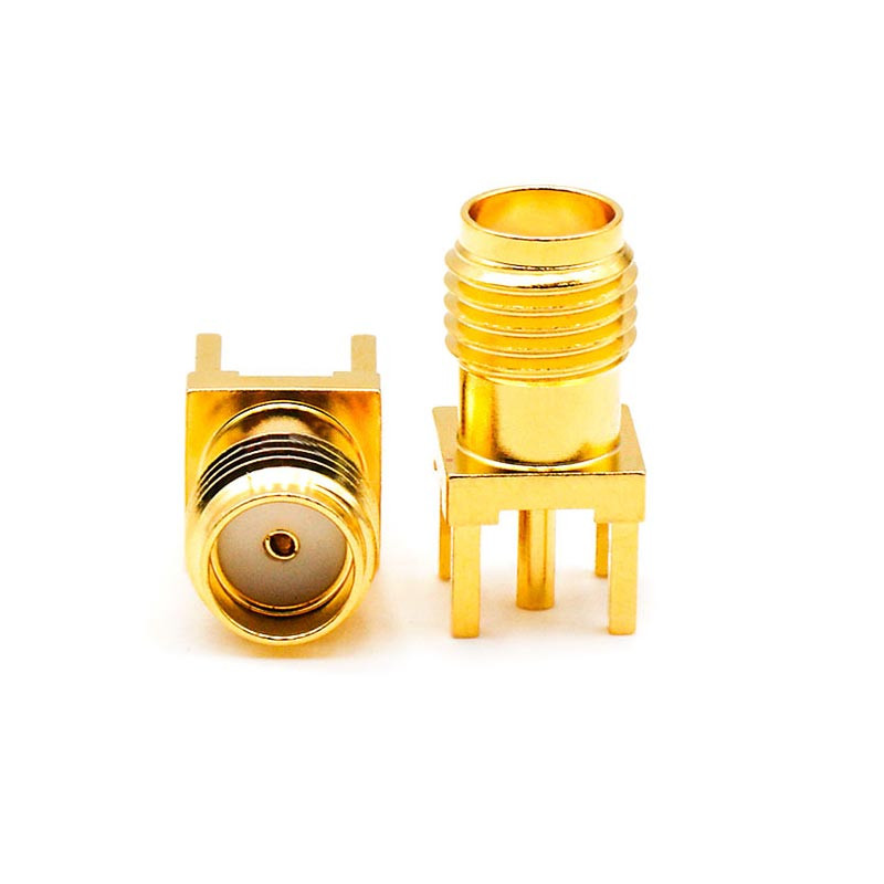 SMA Female Straight PCB Connector 6GHz BWSMAKE-Z001 | High-Frequency ...