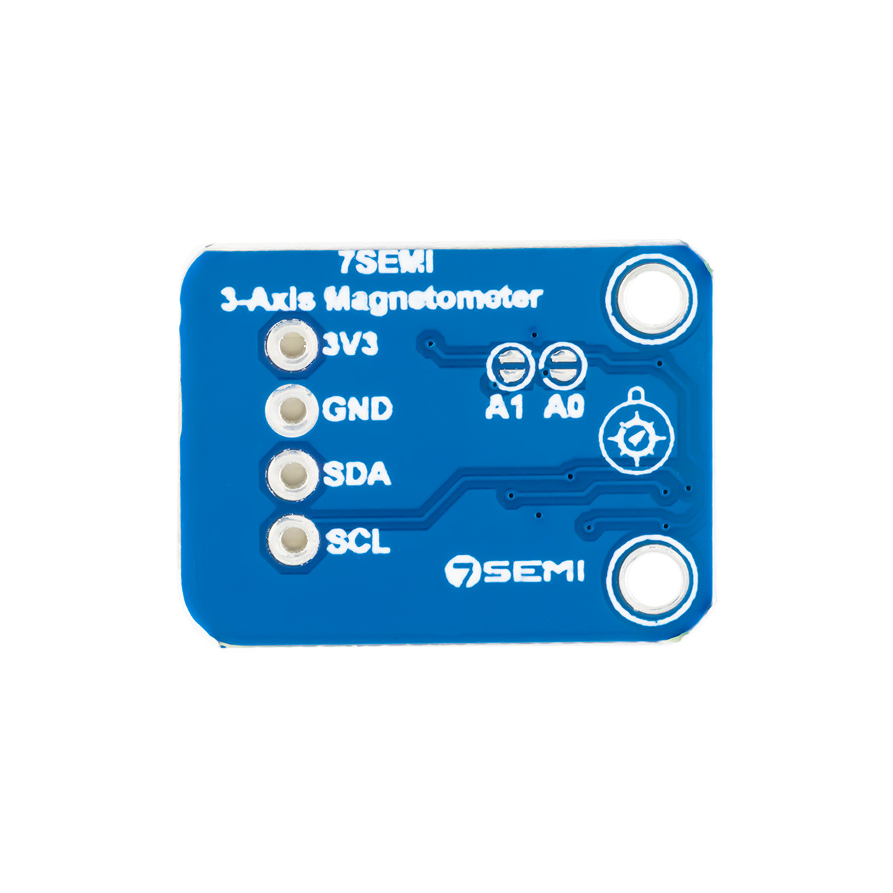 Buy 7Semi MLX90393 Tri-axis Micropower Magnetometer Breakout ...