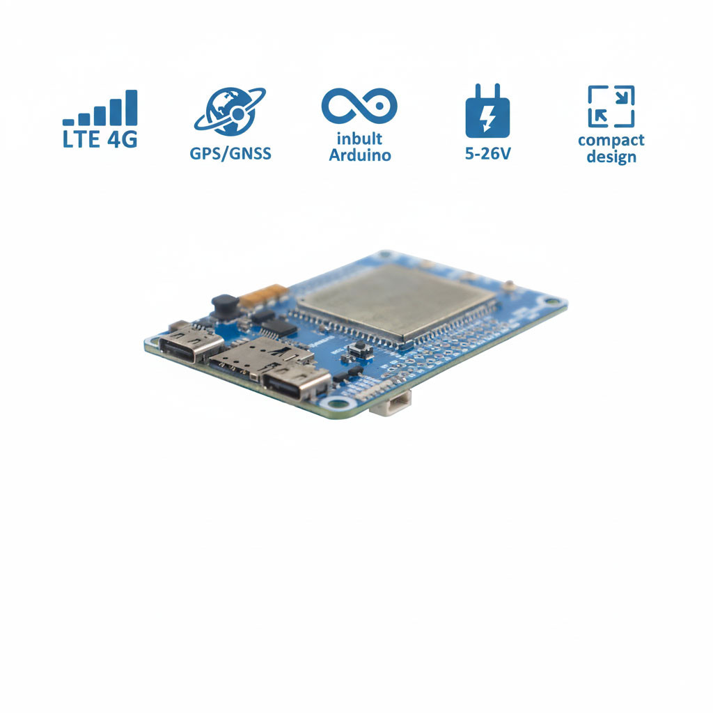 Buy 7Semi EC200U LTE 4G GNSS IoT Smart Modem with ATMEGA328P-AU – Ideal ...