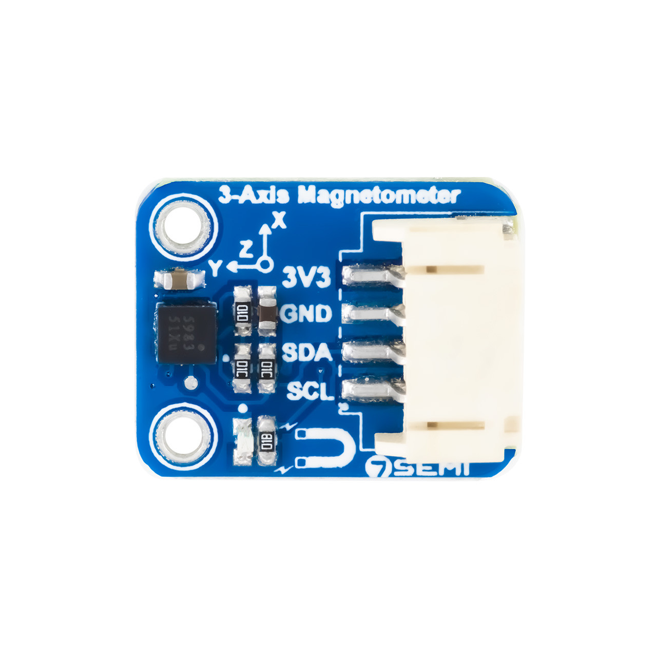 Buy 7Semi MMC5983MA Mini Magnetometer Breakout - High Precision 3-Axis ...
