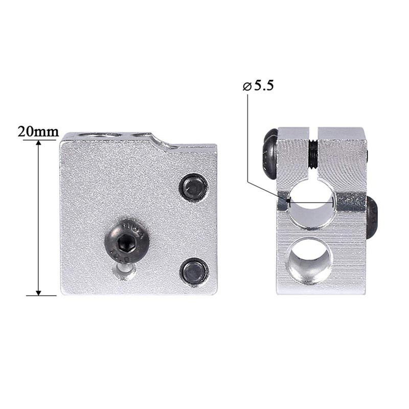 E3D Volcano Heater Block - Aluminum Alloy | High-Precision 3D Printer ...