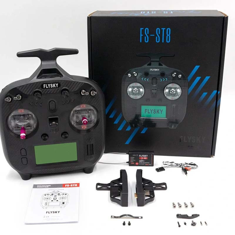 Buy FS-ST8 2.4G 10ch RGB Radio Transmitter with FS-SR8 Receiver | Multi ...