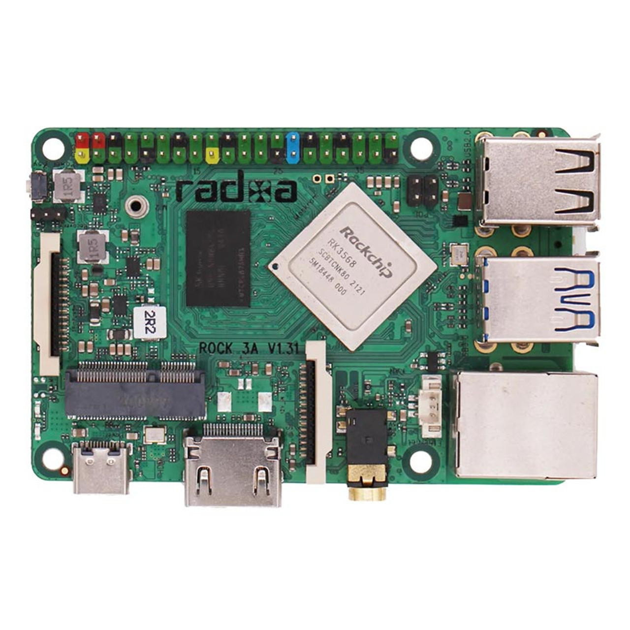 Radxa ROCK 3A SBC – RK3568 | Compact AI-Ready 4K Single Board Computer