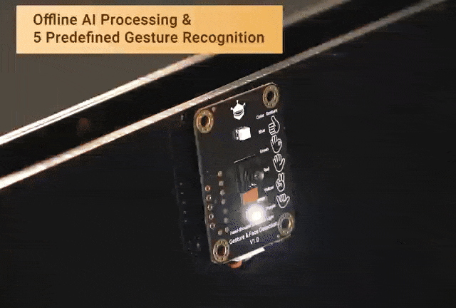 Gravity Offline Edge AI Sensor – Gesture & Face Detection Module for ...