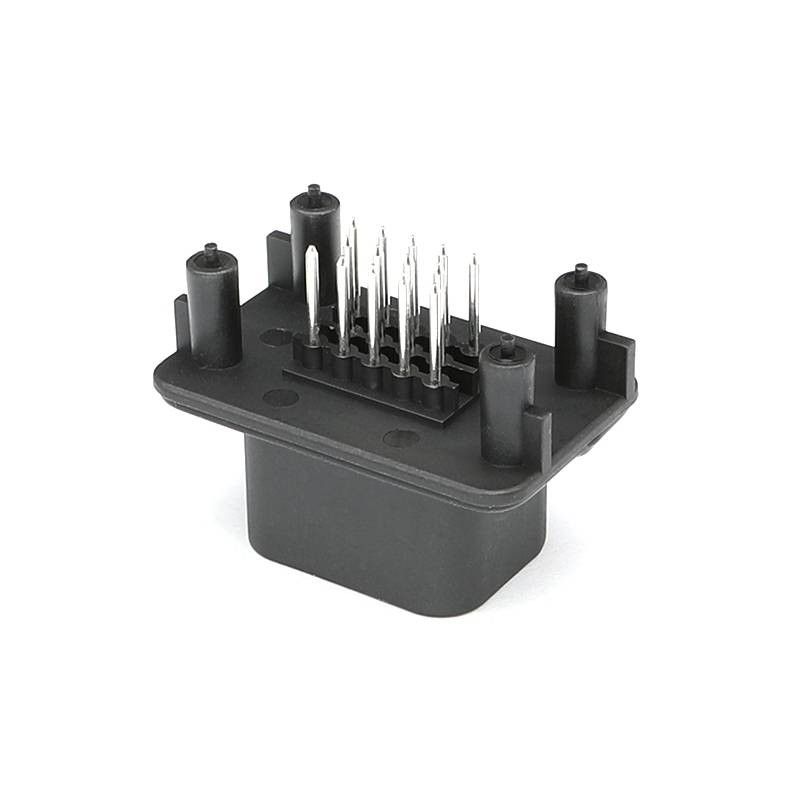14 Pin Male Automotive Connector Header | Panel Mount Through-Hole – Evelta