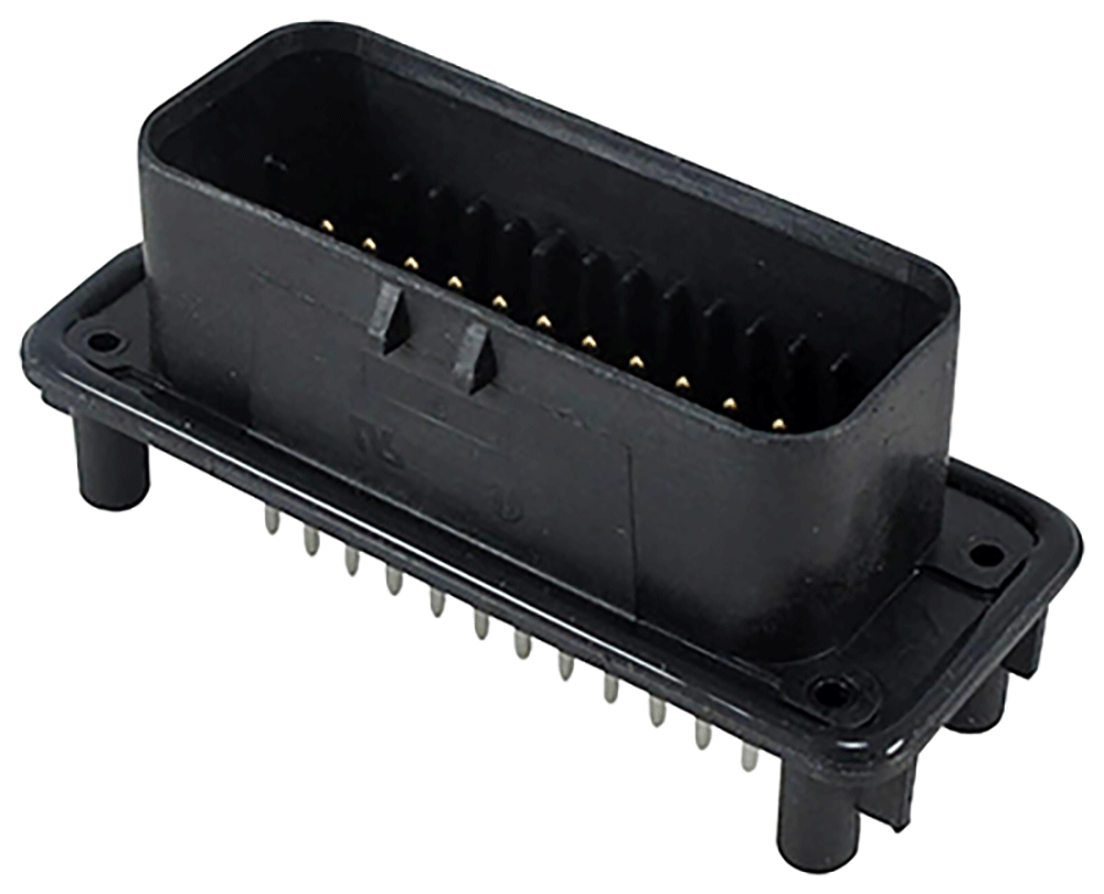 AMPSEAL 35-Pin Male Connector – IP67 Rated Panel Mount | Evelta