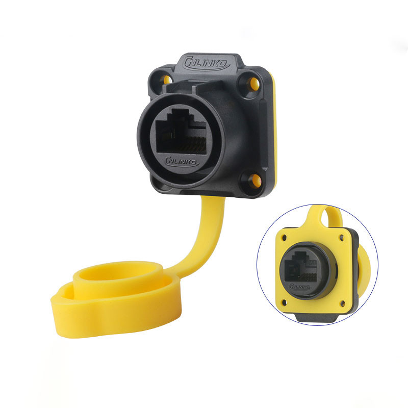 LP20-RJ45 Series – IP68 Waterproof Ethernet Connector (Male Plug and ...