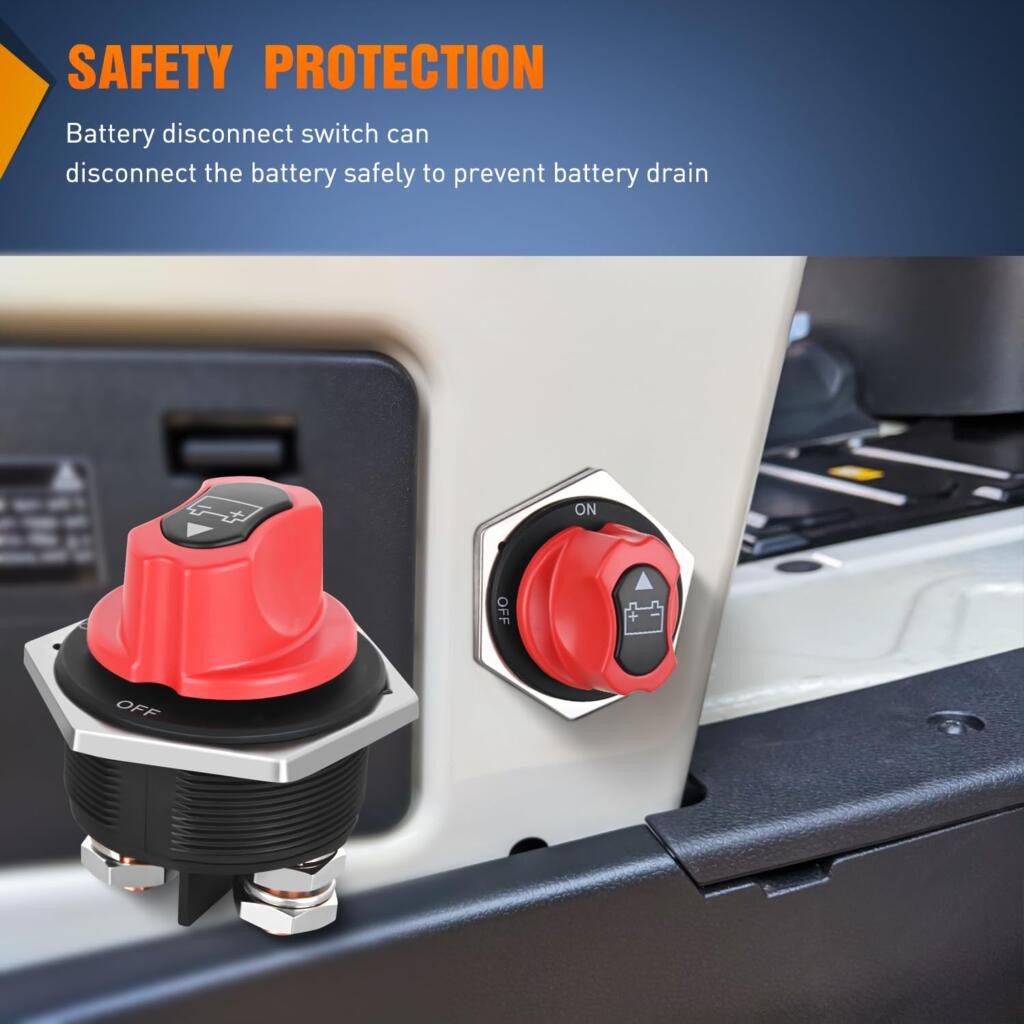 ASW-A705 Master Battery Disconnect Switch 12V–32V | 50A 100A 200A | Evelta
