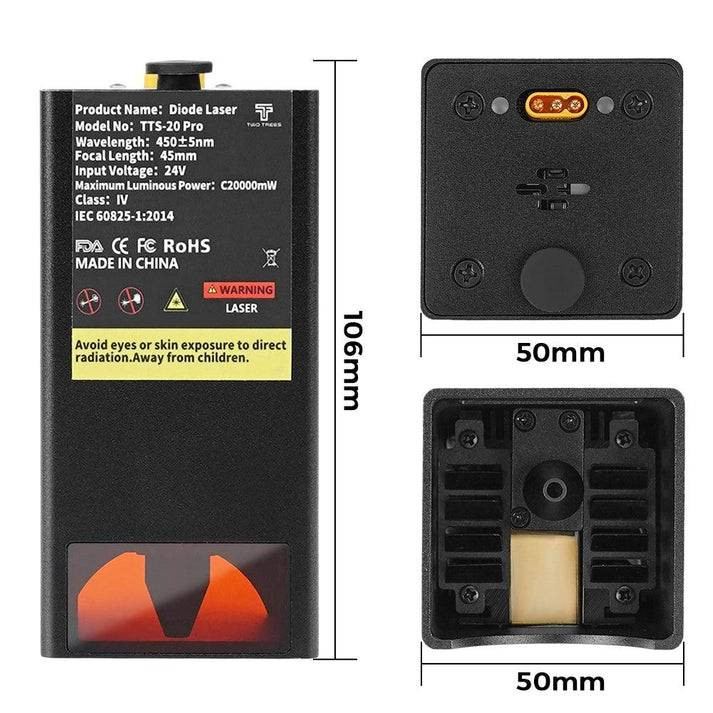 Twotrees 20W Laser Module for TTS Pro Series – High Precision Engraving ...