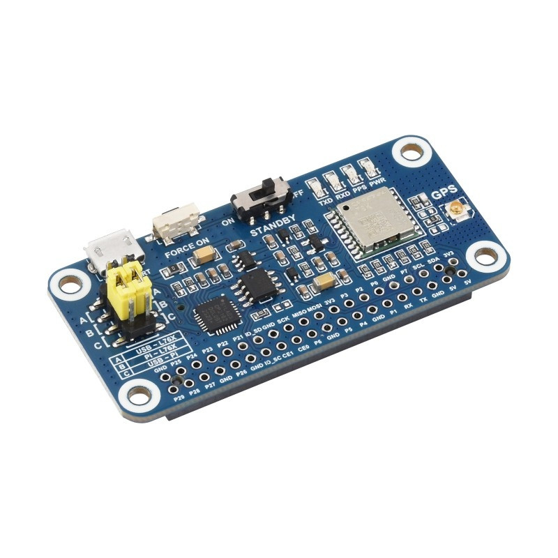 L76K GPS HAT for Raspberry Pi – Multi-GNSS Module with AGNSS, LNA, and ...