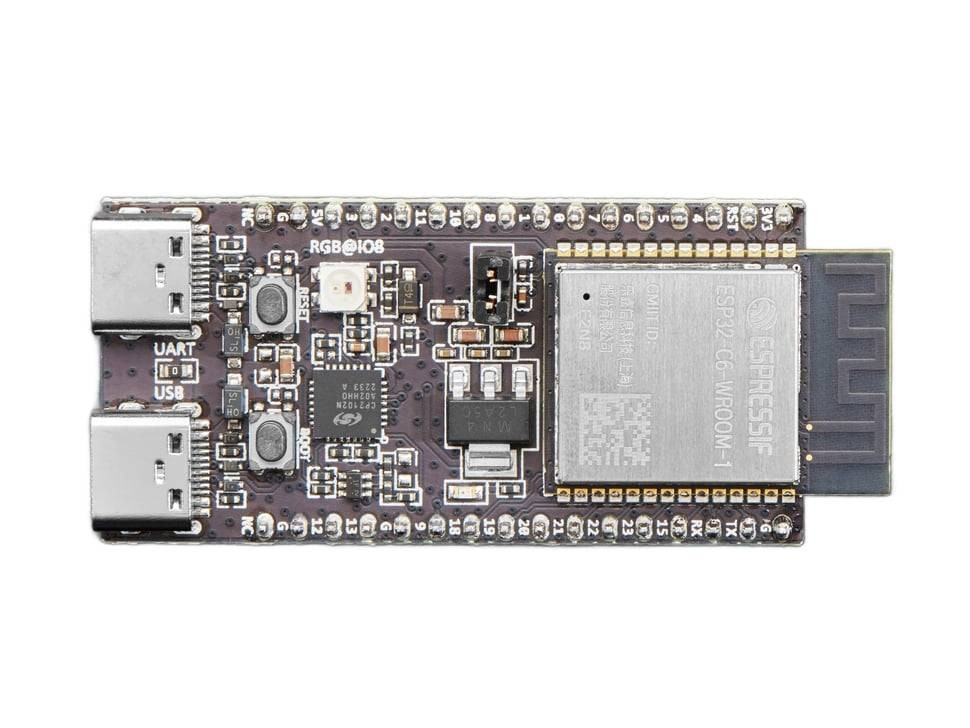 ESP32-C6-DevKitC-1-N8 – Wi-Fi 6, Bluetooth 5, Zigbee, Thread ...