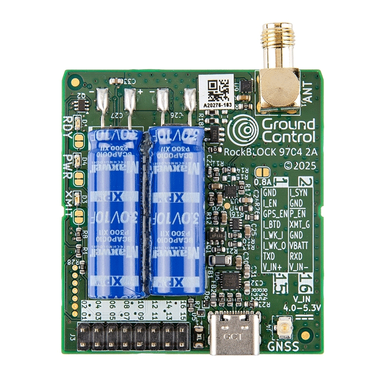 SparkFun RockBLOCK 9704 – SMA/Patch Antenna Iridium Satellite IoT ...