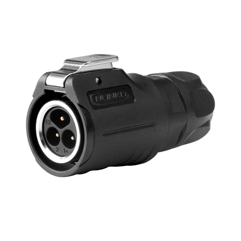 LP-16 3Pin 10A Industrial Circular Plastic Waterproof Power Connector ...