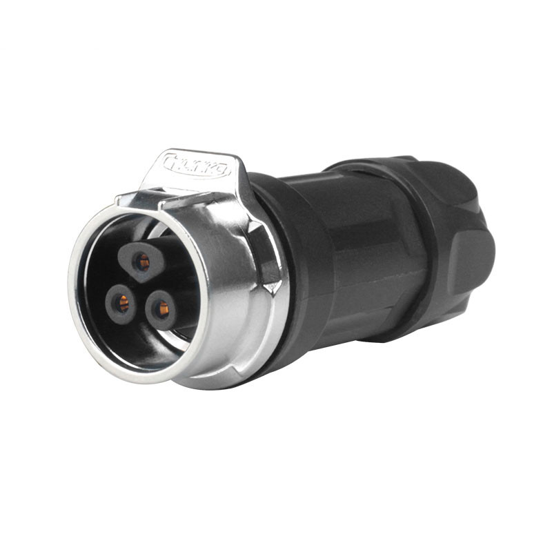 LP-16 3Pin 10A Industrial Circular Plastic Waterproof Power Connector ...