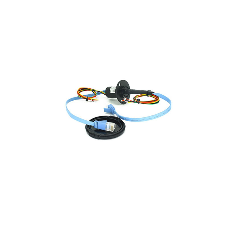 Ethernet Slip Ring with Flange OD22mm | 1-Channel 100M SENRING EM022 ...