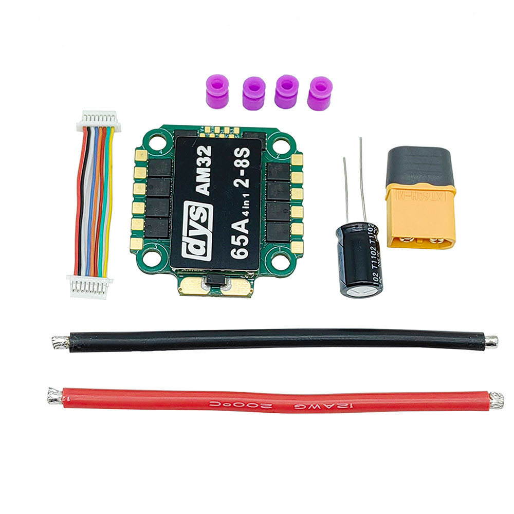 AM32 65A 4-in-1 ESC 2-8S | High-Power FPV Freestyle Drone ESC