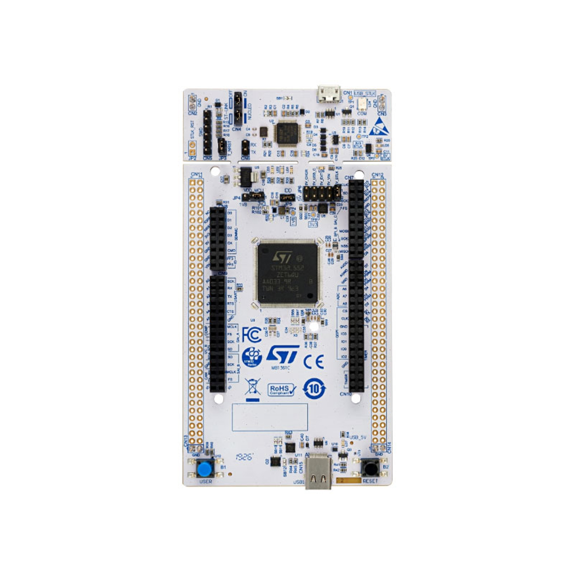 Nucleo F070rb Stmicroelectronics Arm Development Board Evelta