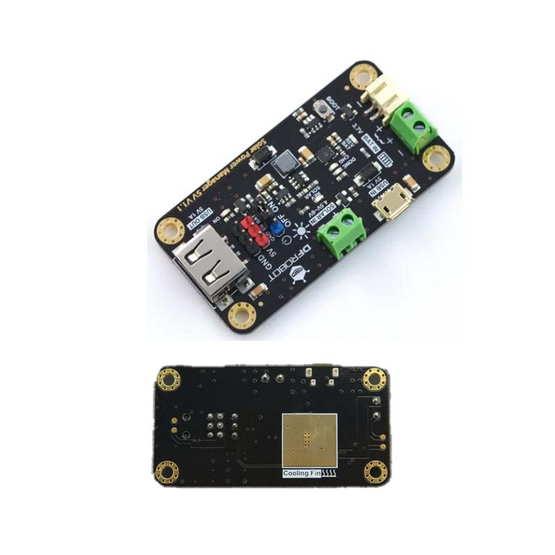 Dfr0559 Dfrobot Solar Power Manager 5v Evelta