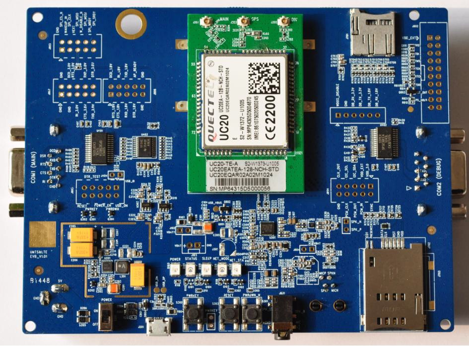 Quectel UC20EC Evaluation Board (EVB) Kit | Evelta
