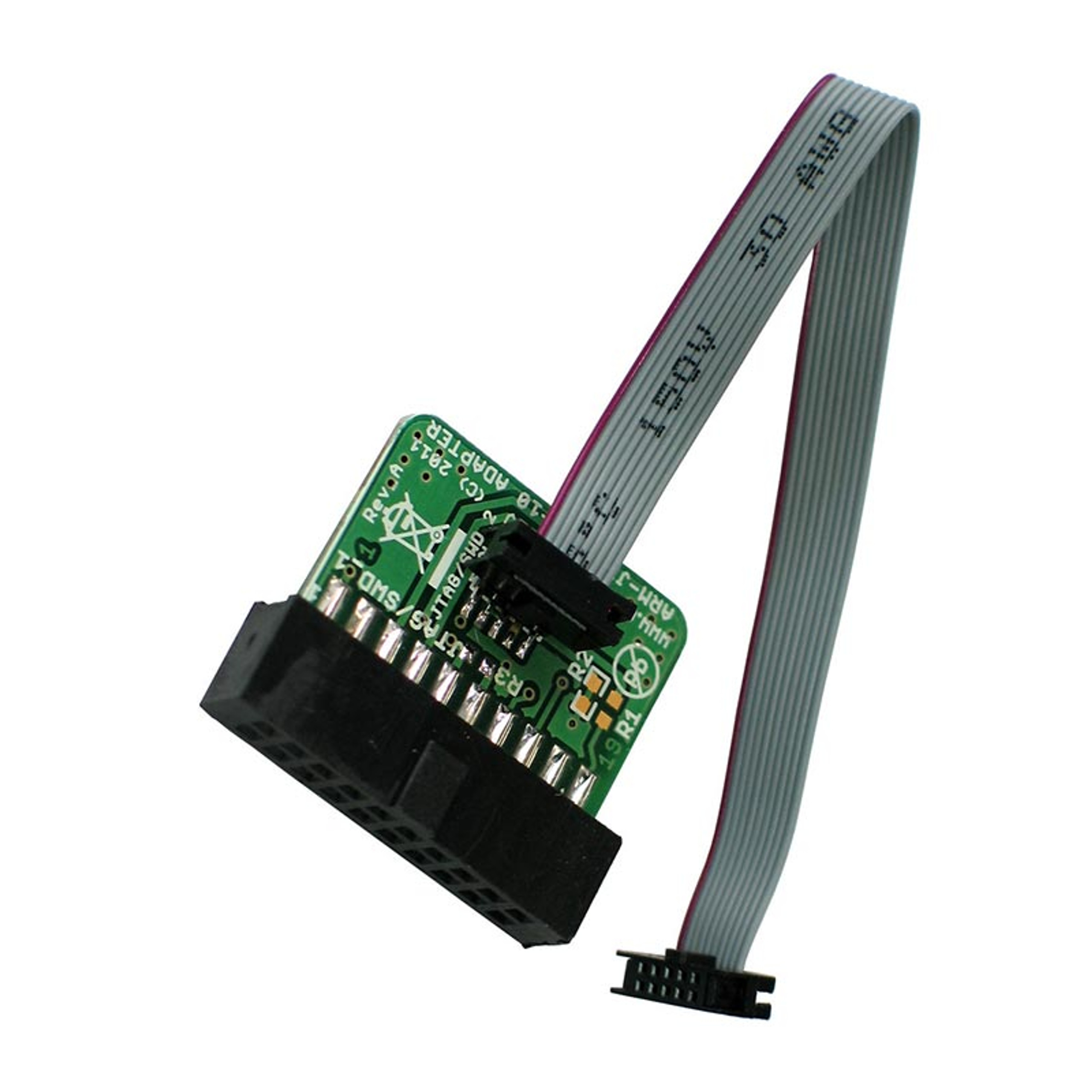 ARM-JTAG-20-10- Plug-in Adapter (for ARM Boards with 20-Pin 0.1" TO 10 ...
