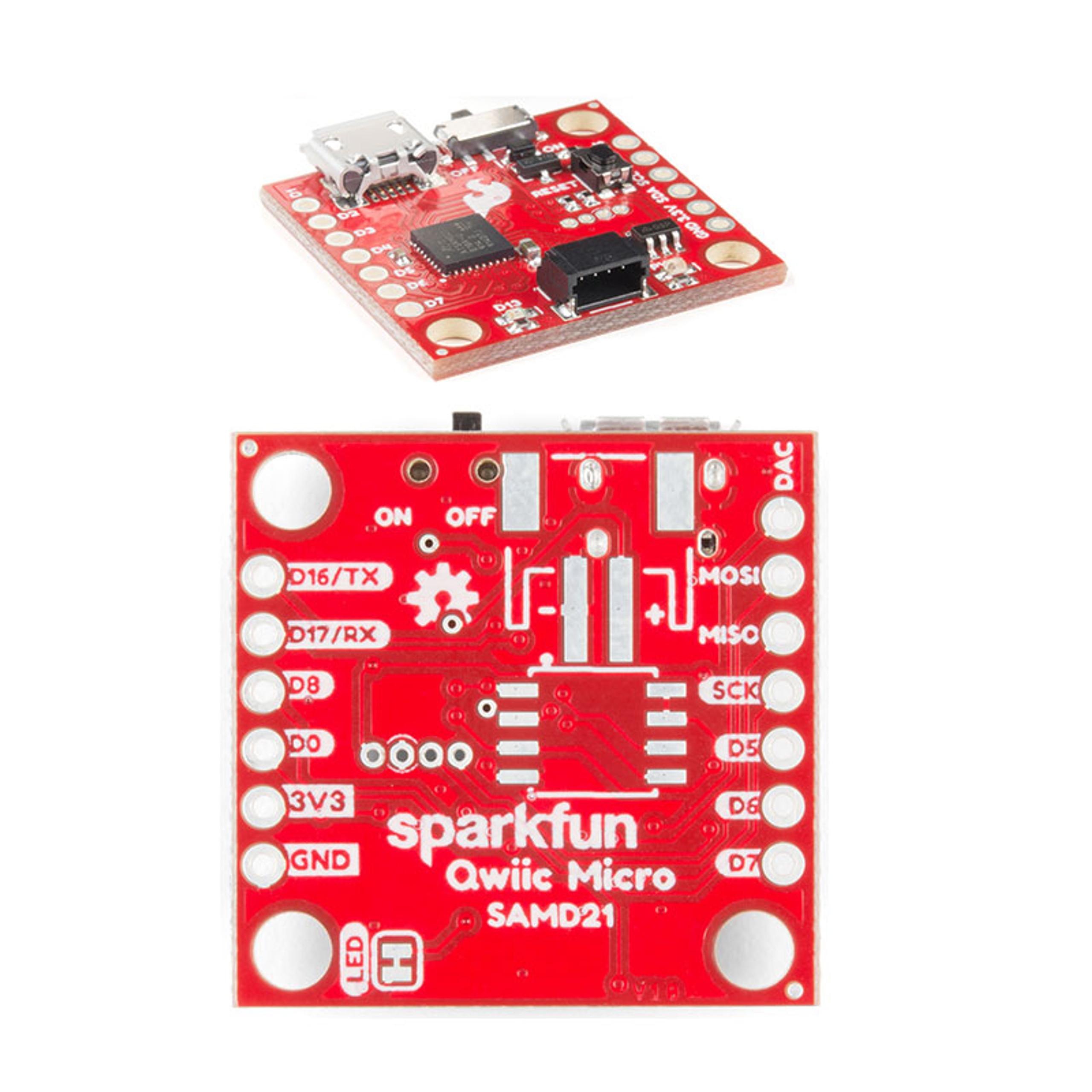 Dev 13672 Sparkfun A Atsamd21g18 Arm Board Evelta